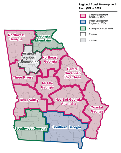 GDOT Regional Transit Development Plans