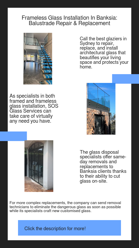 Frameless Glass Installation In Banksia: Balustrade Repair ...