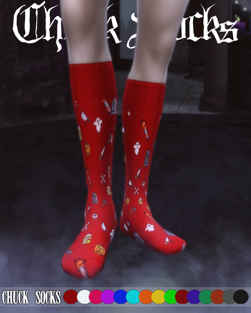 Chuck Socks (Squad Ghouls Collection) - The Sims 4 Create a Sim ...