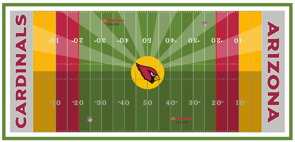 NFL Fields Designed Like NBA Courts (12/32; GB added) - Concepts ...