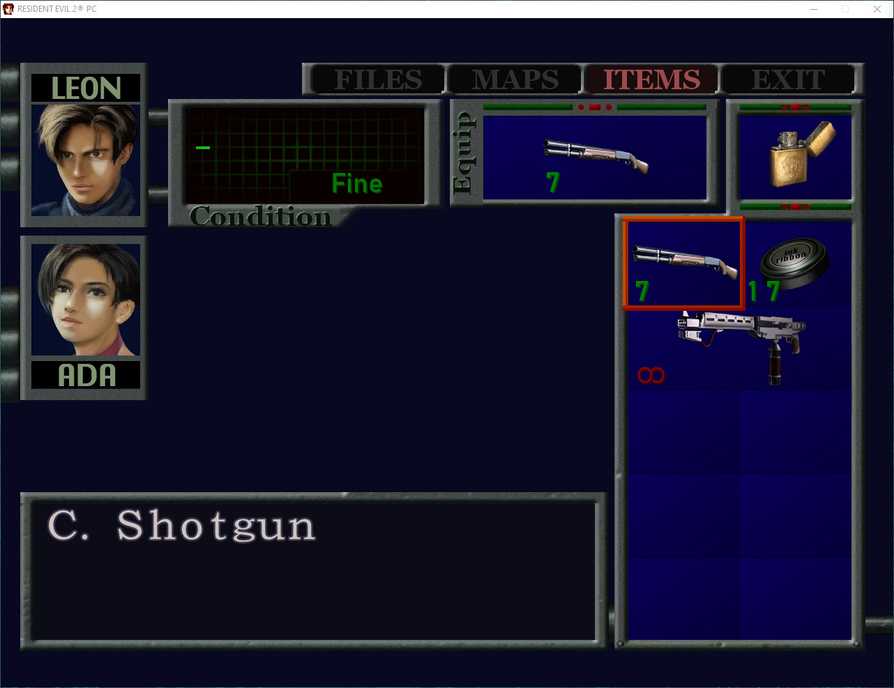 Resident Evil 2 GOG - FearLess Cheat Engine