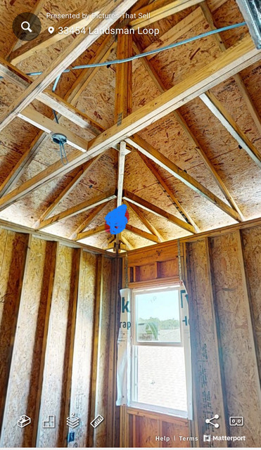 wood - Hanging chair from roof truss causing flex - Home Improvement ...