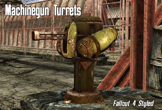 Fallout 4 Inspired Machine Gun Turrets - Modder Resource and Standalone ...