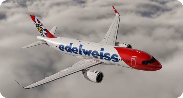 ToLiSS *** Edelweiss A320neo [HB-JNA] fictional *** - Toliss A320 - X ...