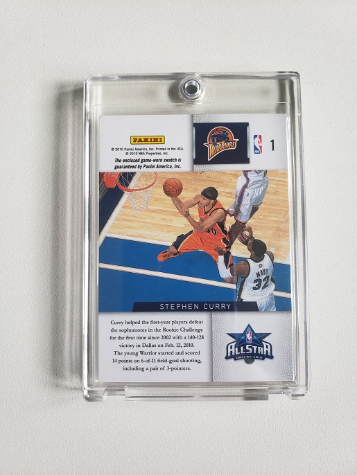 FS: Steph Curry 2009 Rookie Game Used Patch - Blowout Cards Forums
