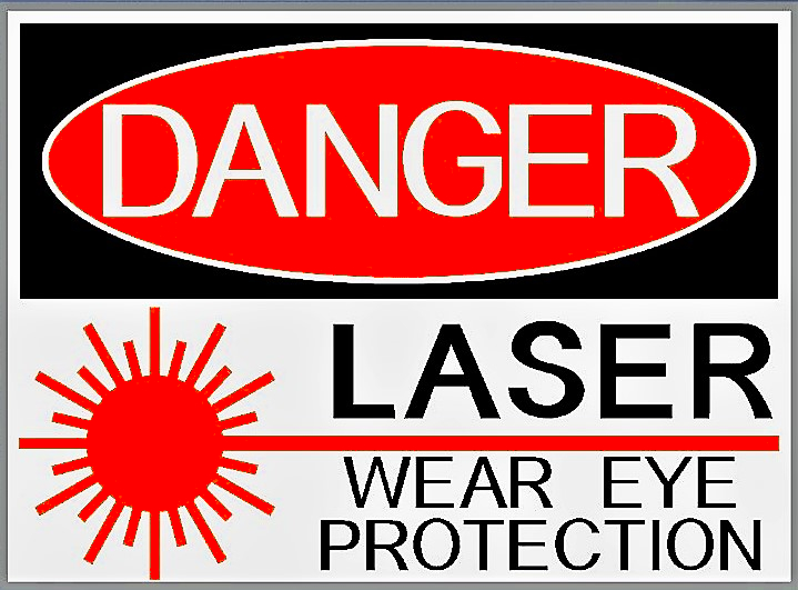 Danger Laser Wear Eye Protection | AC Companion - Share your emblems ...