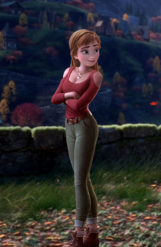 Anna On The Set Of Frozen 3 R Frozen