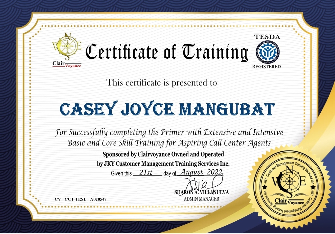 Casey Joyce Mangubat - -- | LinkedIn