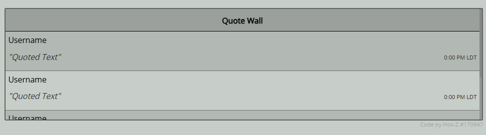 Free-To-Use Quote Wall CSS :|: Lioden