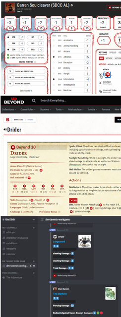 Avrae Vs Beyond 20... which is the better bot?