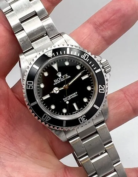FS: 1998 Rolex Submariner No Date 14060 Unpolished 40mm watch RSC ...