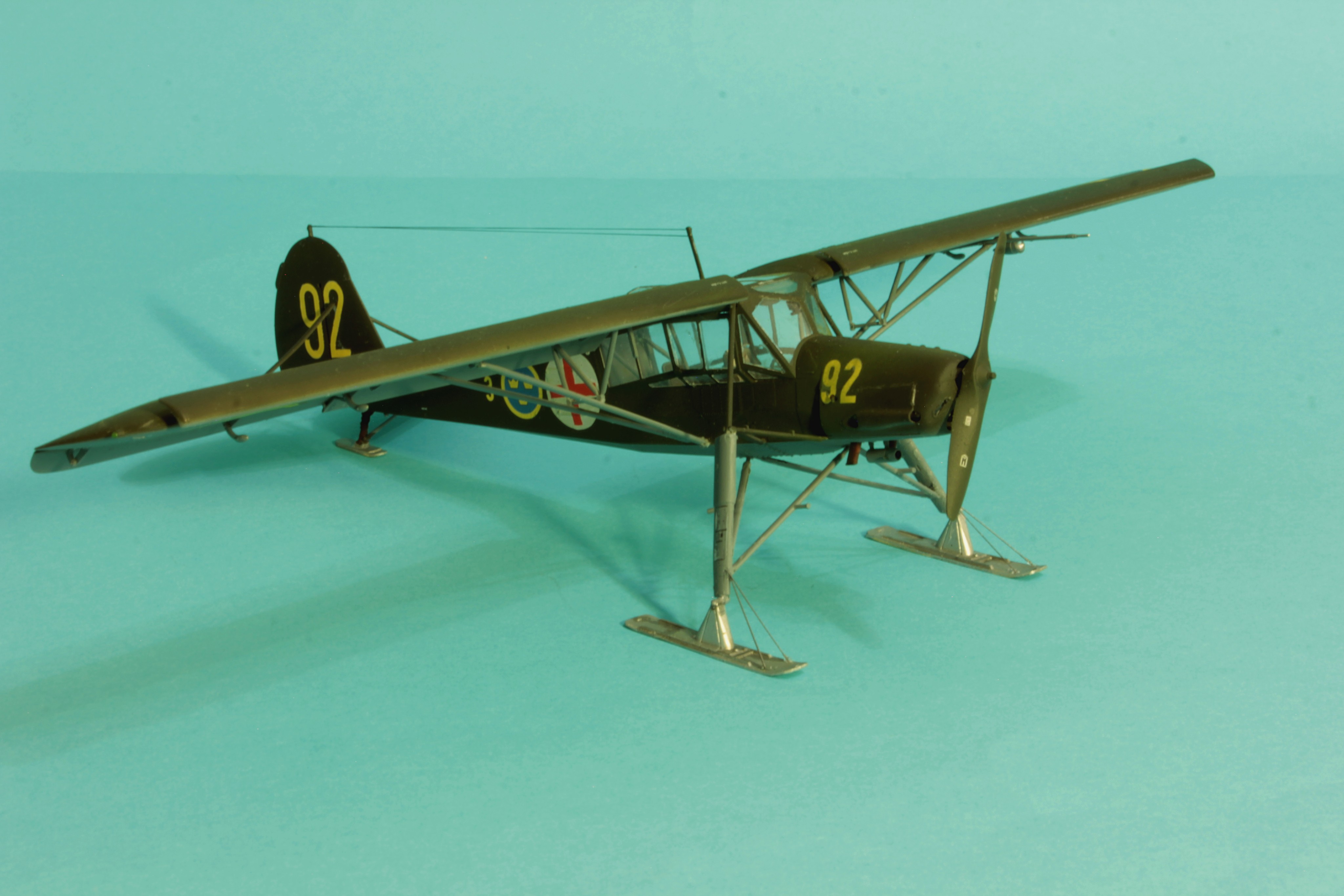 Tamiya's 1/48 scale Fieseler Storch Fi156C in Swedish Air Force's ...