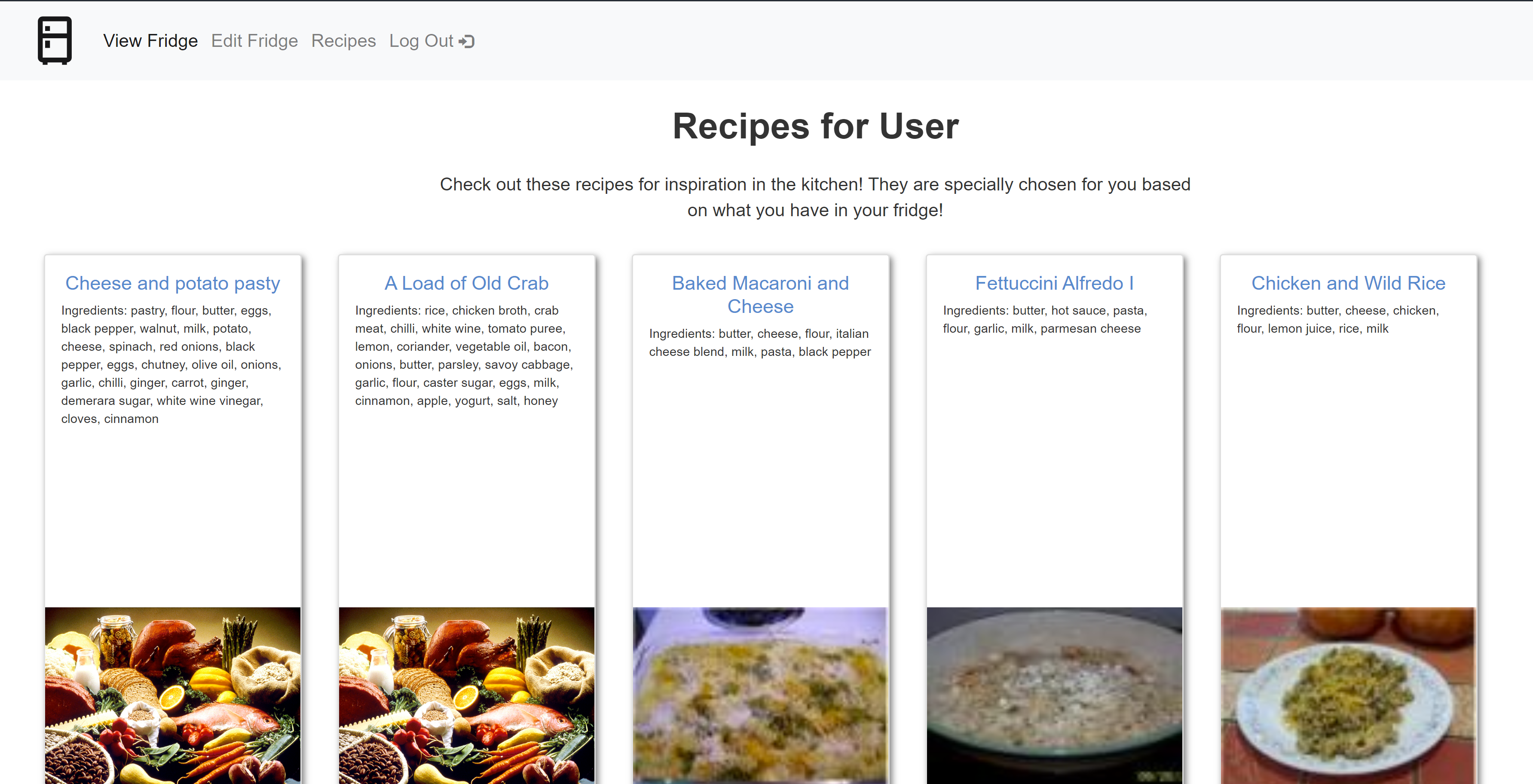GitHub - JankyCS/fridge-recipes