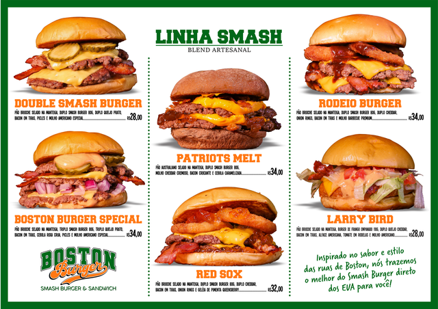 Cardápio Boston Burger — ImgBB