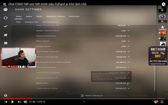 Dev Nguyen CSGO Video Setting hosted at ImgBB — ImgBB