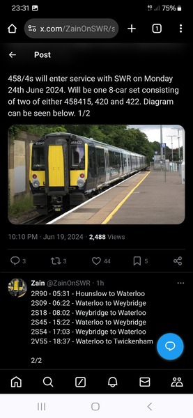 SWR Class 458 to be retained | Page 102 | RailUK Forums