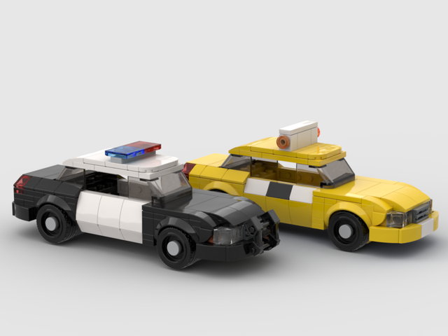 LEGO MOC Ford Crown Victoria 6 stud Police car by ZealotLego ...