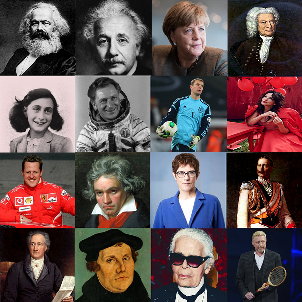 Berühmte Deutsche 2 - Leicht Quiz - By Giftmischer