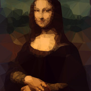 Mona Lisa Low Poly Portrait hosted at ImgBB — ImgBB