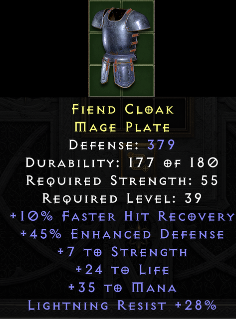 Useful Blue Mage Plate - Topic - d2jsp