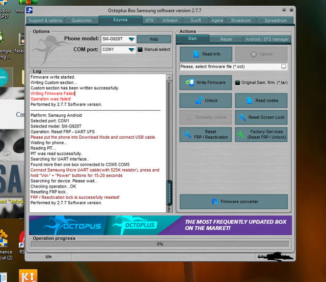 SM-G920T Reset FRP done by UART cable - GSM-Forum