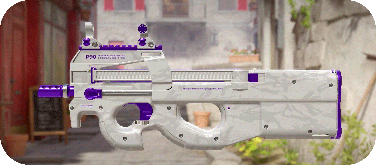 Steam Workshop::P90 | Winter Offensive (Purple)