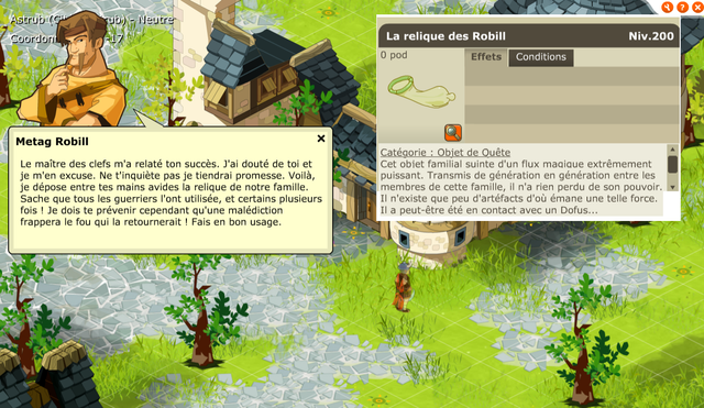 Relique des Robill - Forum - DOFUS Retro - La version originale de DOFUS