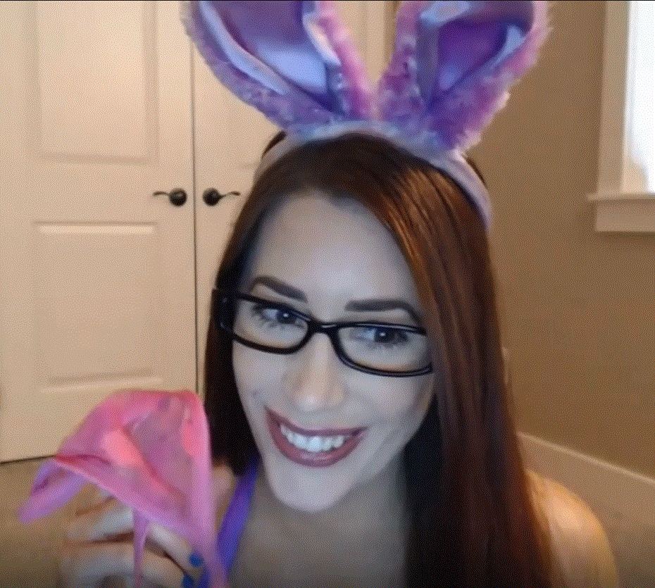 Rose-Redwood-9-days-of-Easter-2023-day-2-flirty-bunny-247-shows-sexy-bunny-pink-sheer-thong ...