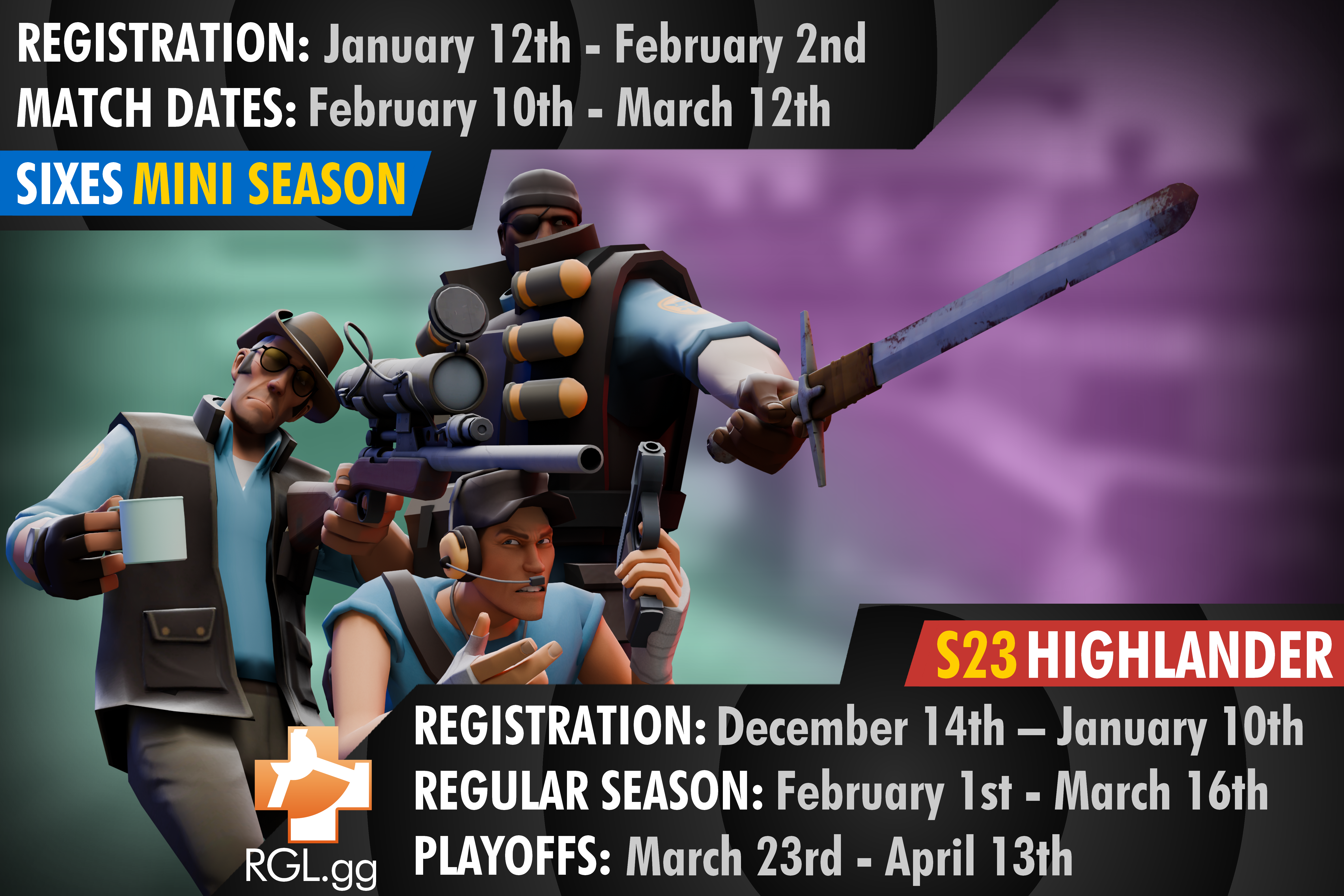 RGL.gg - The largest Team Fortress 2 (TF2) league