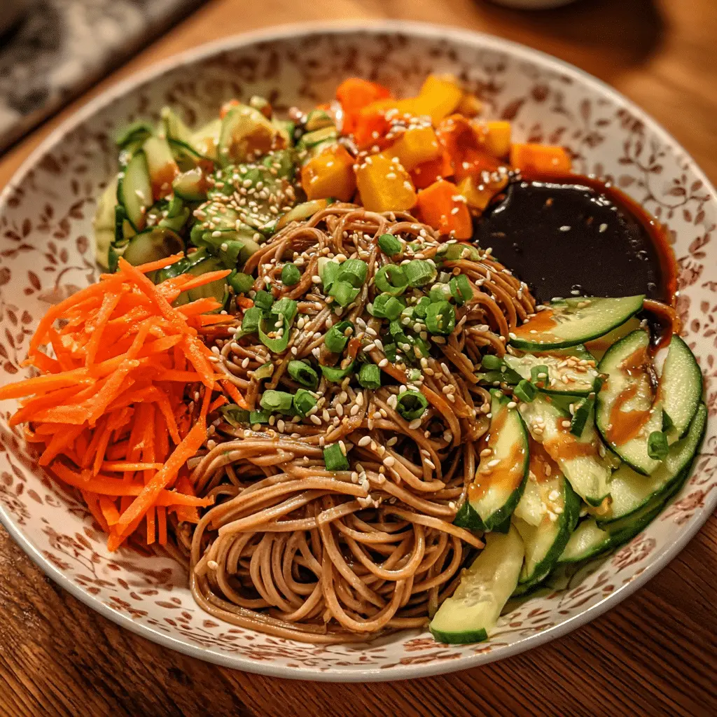 Spicy Soba Noodle Salad: Refreshing Asian Flavor Delight