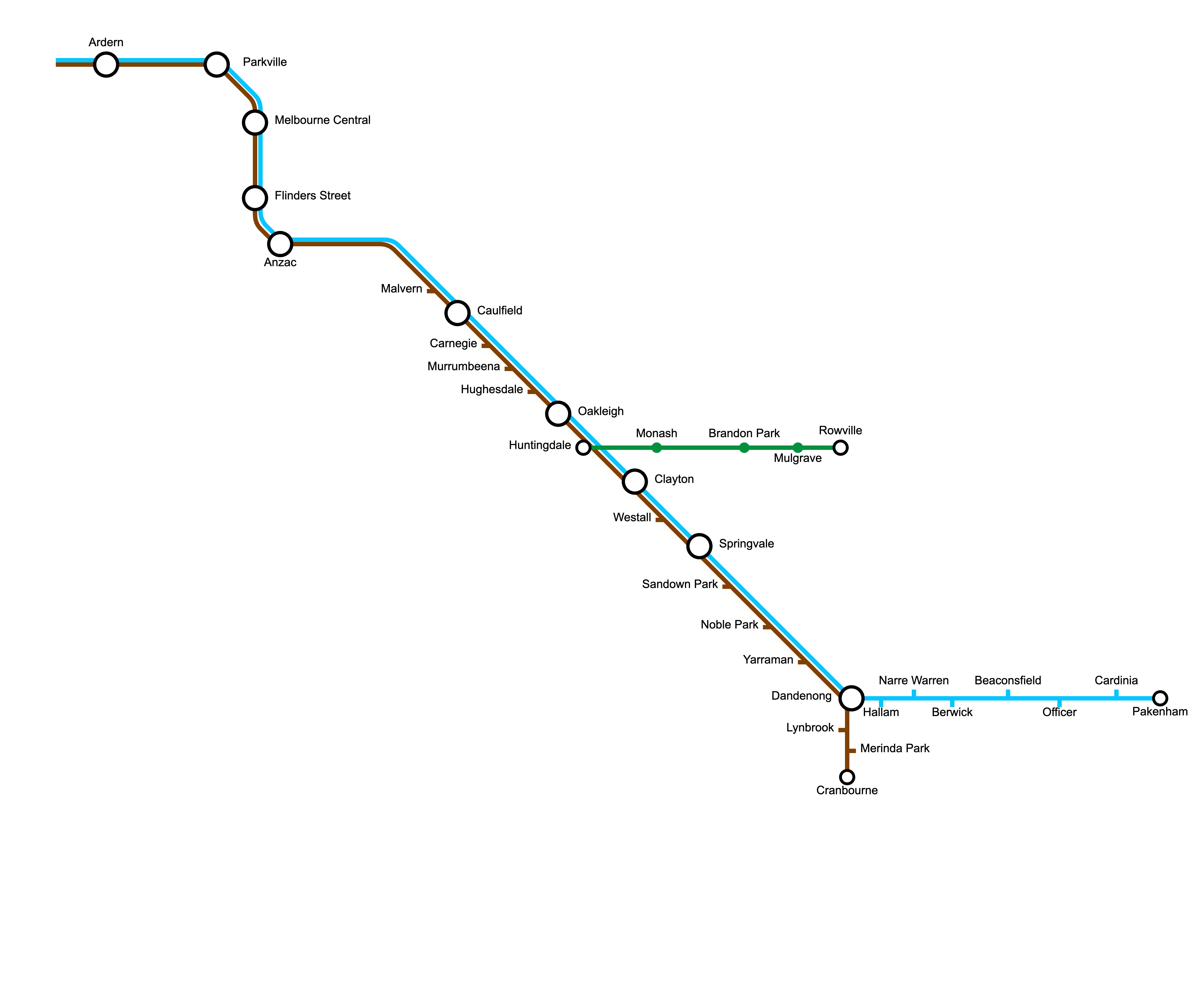 Monash Uni branch line? : r/MelbourneTrains