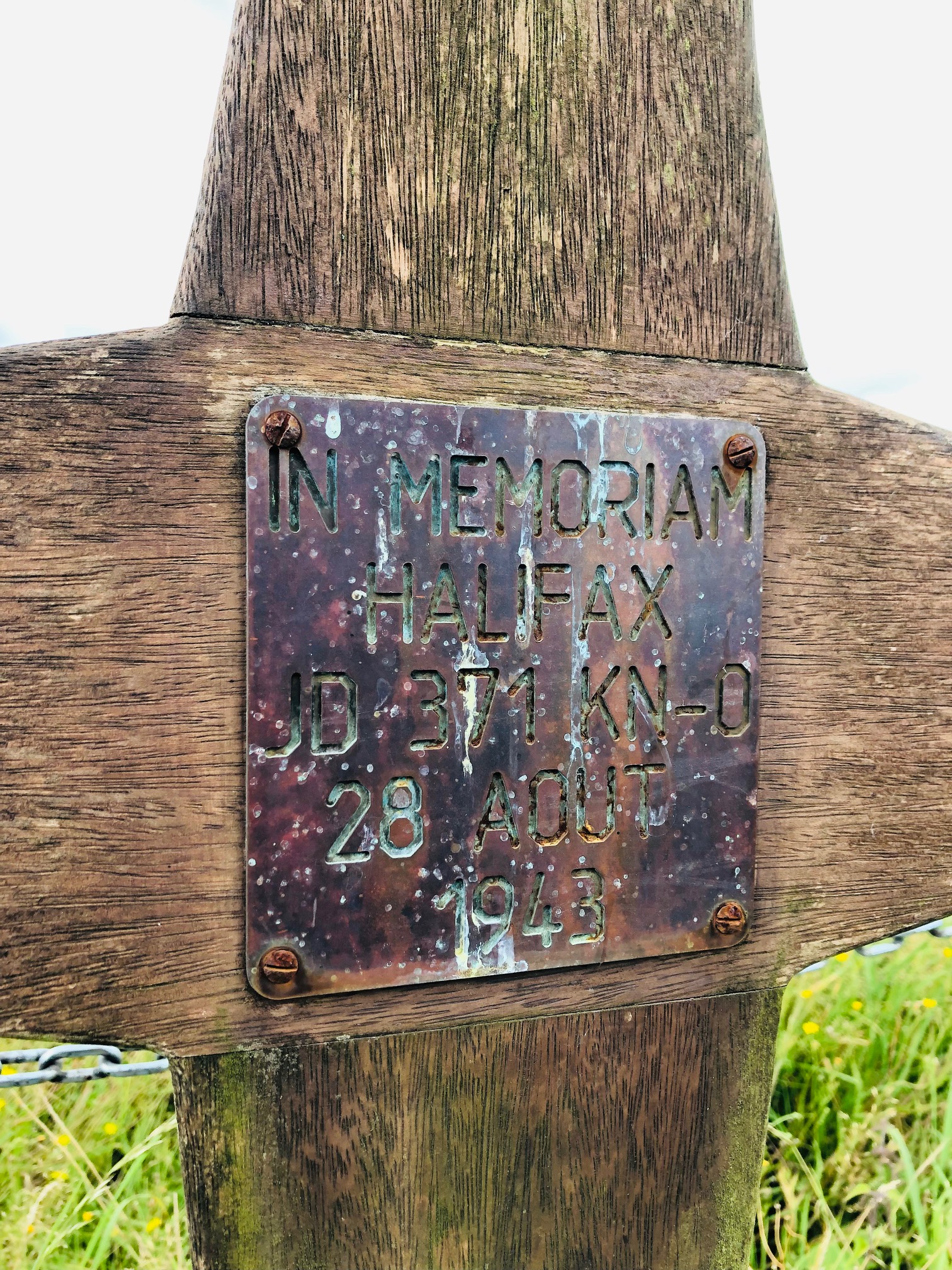 Tomorrow it is August 28th. Crashsite of Halifax JD 371 KN-O. > General ...