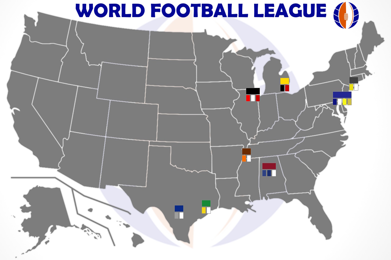 Reimagined World Football League Concepts (Complete- Whole League ...