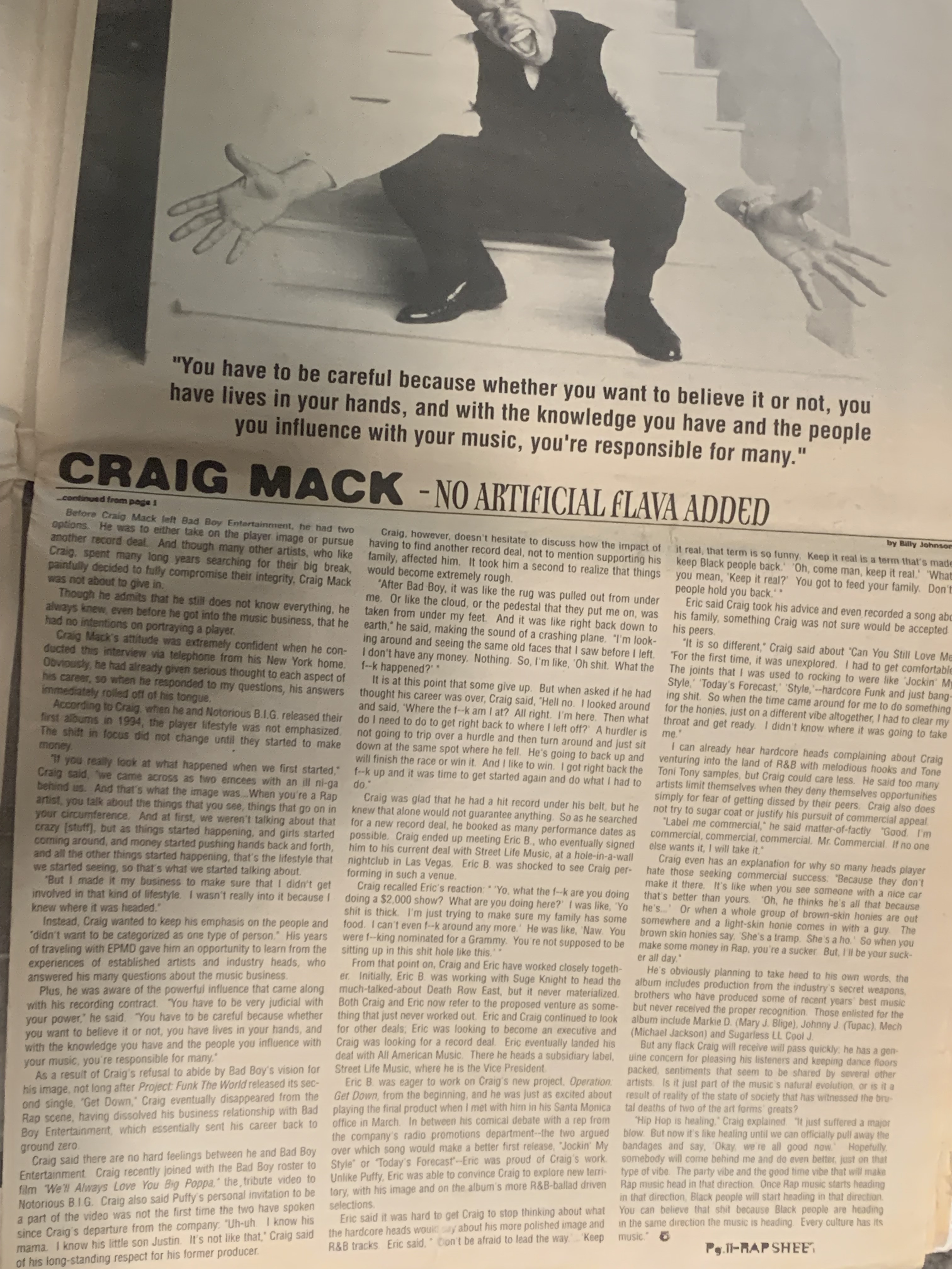 Craig Mack Nearly Signed With Death Row After Bad Boy Album Was Shelved ...