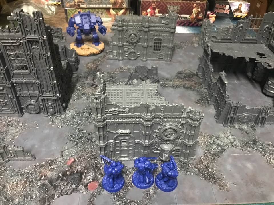 Hellbrute Boss Fight for the Lt. Titus Mission Pack | Warhammer 40,000 ...