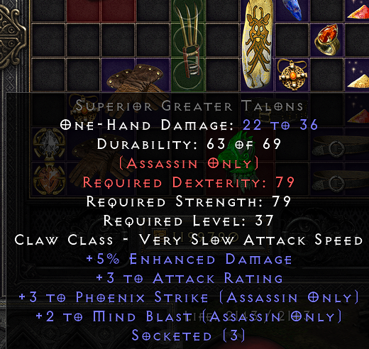 Top Base Mosaic Greater Talons - Topic - d2jsp
