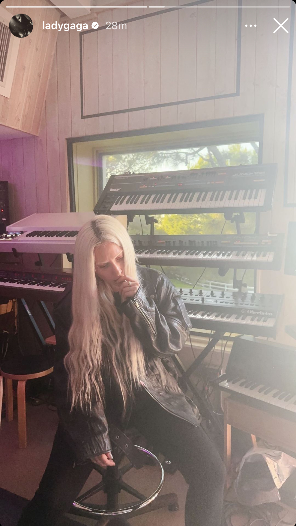 Lady Gaga shares photos in the studio - Pop Music News & Discussions ...