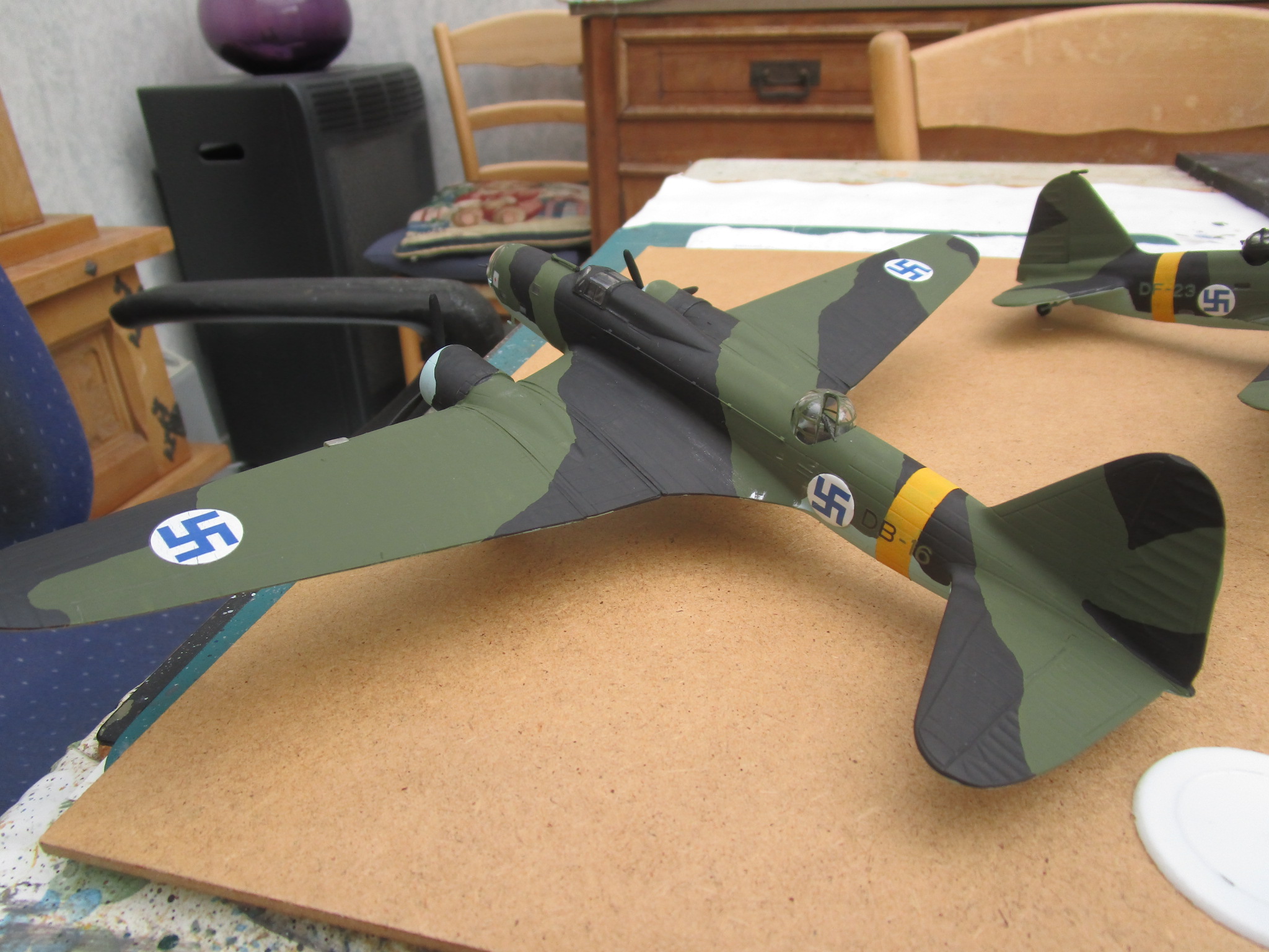 DB 3 and DB 3 F of the Finnish War against the Soviet. Kit 1/72 F is ...