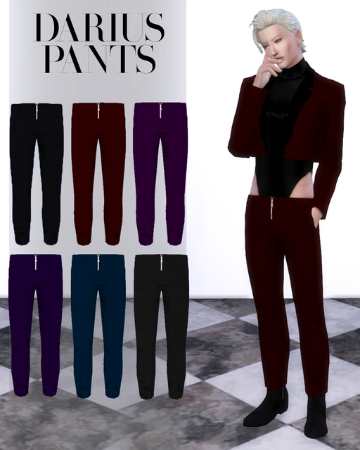 Darius Pants (Niche Noir Collection) - The Sims 4 Create a Sim - CurseForge