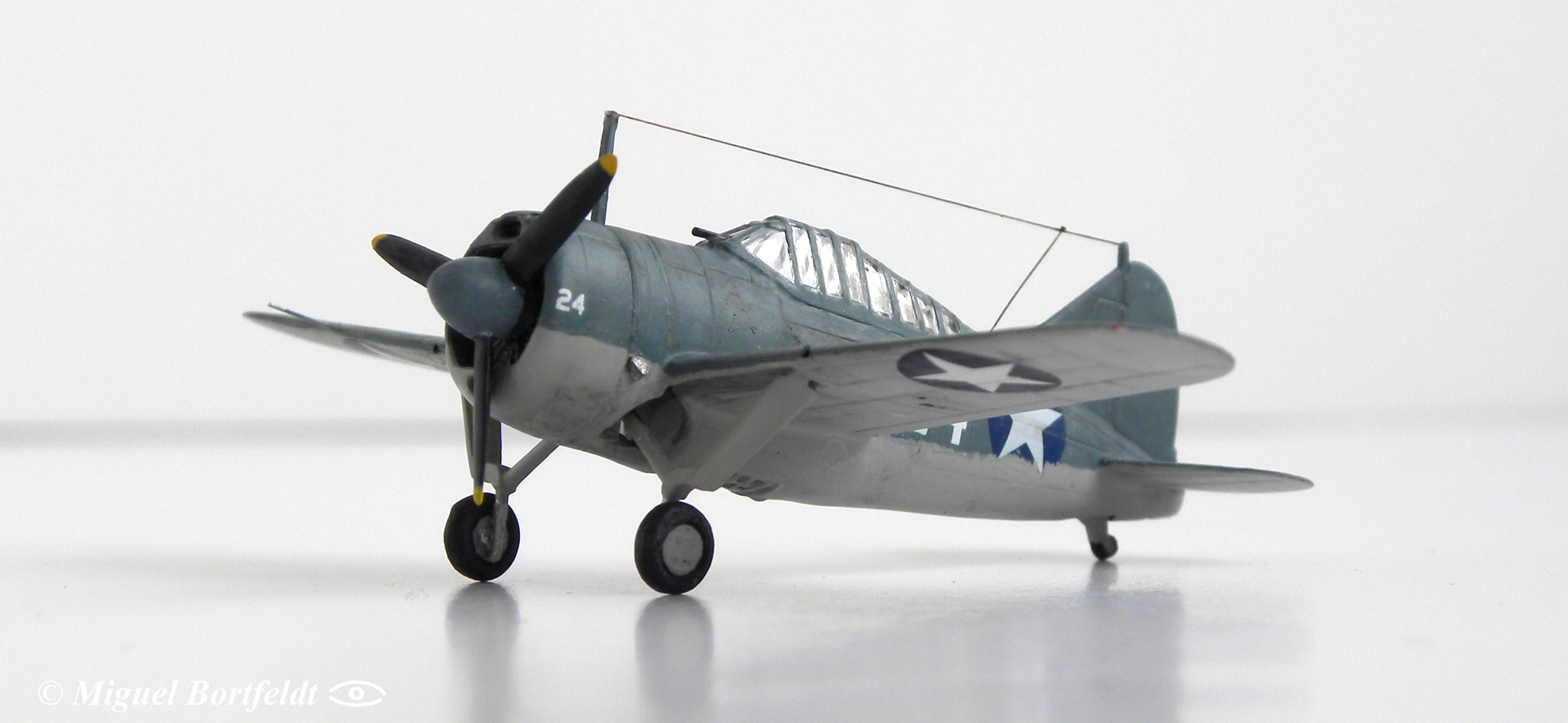 Brewster F2A-2 Buffalo - US Navy trainer - Ready for Inspection ...
