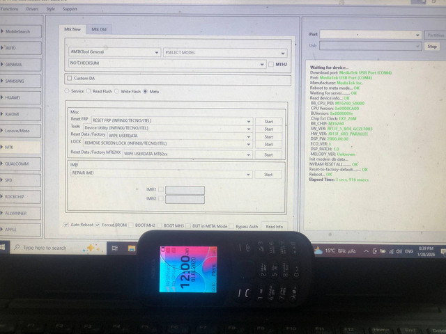 GSM-Forum - Nokia 130 TA-1017 Factory Reset Diag Mode EFT Pro