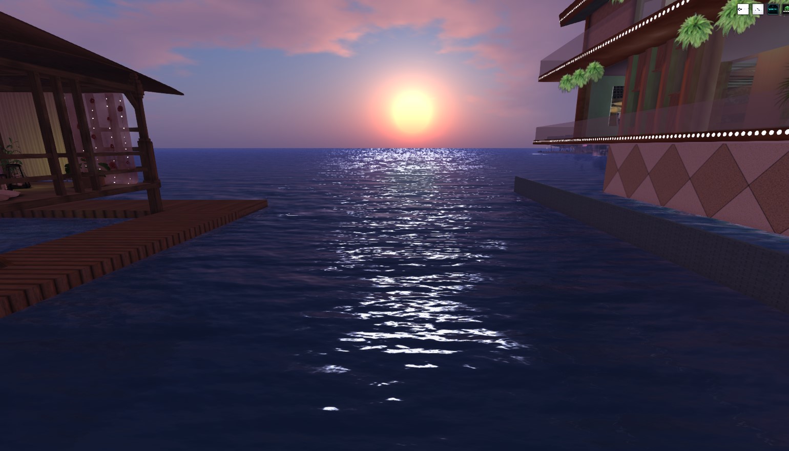 1024sqm Sailable Protected Sunrise Full Water - Mainland - Second Life ...