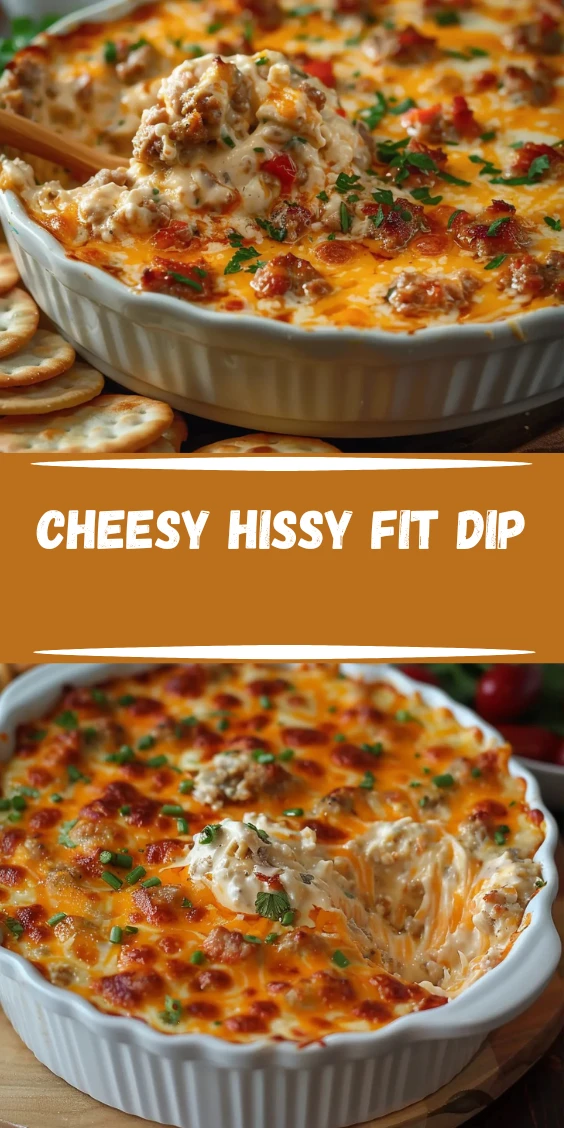 Cheesy Hissy Fit Dip for Game Day