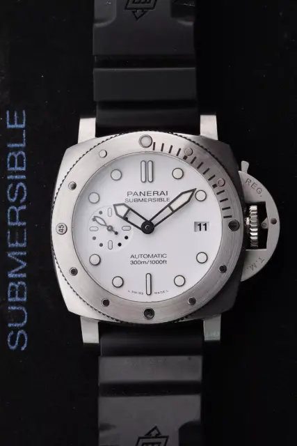 FS: Panerai SUBMERSIBLE Bianco Automatic 42MM Watch PAM1223 | 2021 Set ...