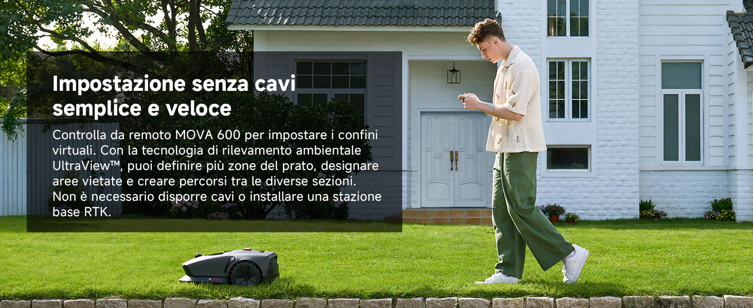 MOVA 1000 – Robot tagliaerba con mappatura UltraView™ fino a 1000 m² ...