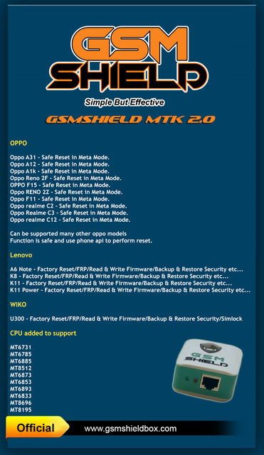 [31/01/2021] GSMSHIELD Box MTK setup v2.0 is out... - GSM-Forum