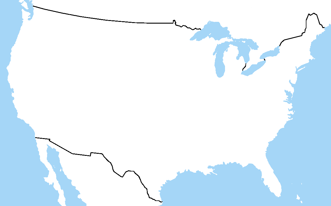 I made a genuine map of North America without anti-aliasing : r/mapping