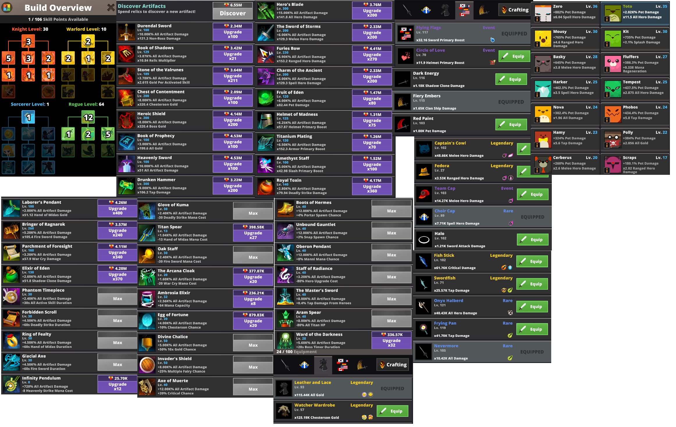Progress on tournament : r/TapTitans2
