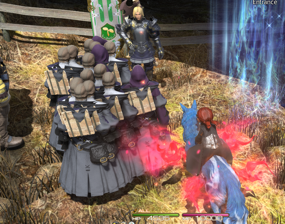 My idling camera casually found an rmt bot under the Ul'dah market : r ...