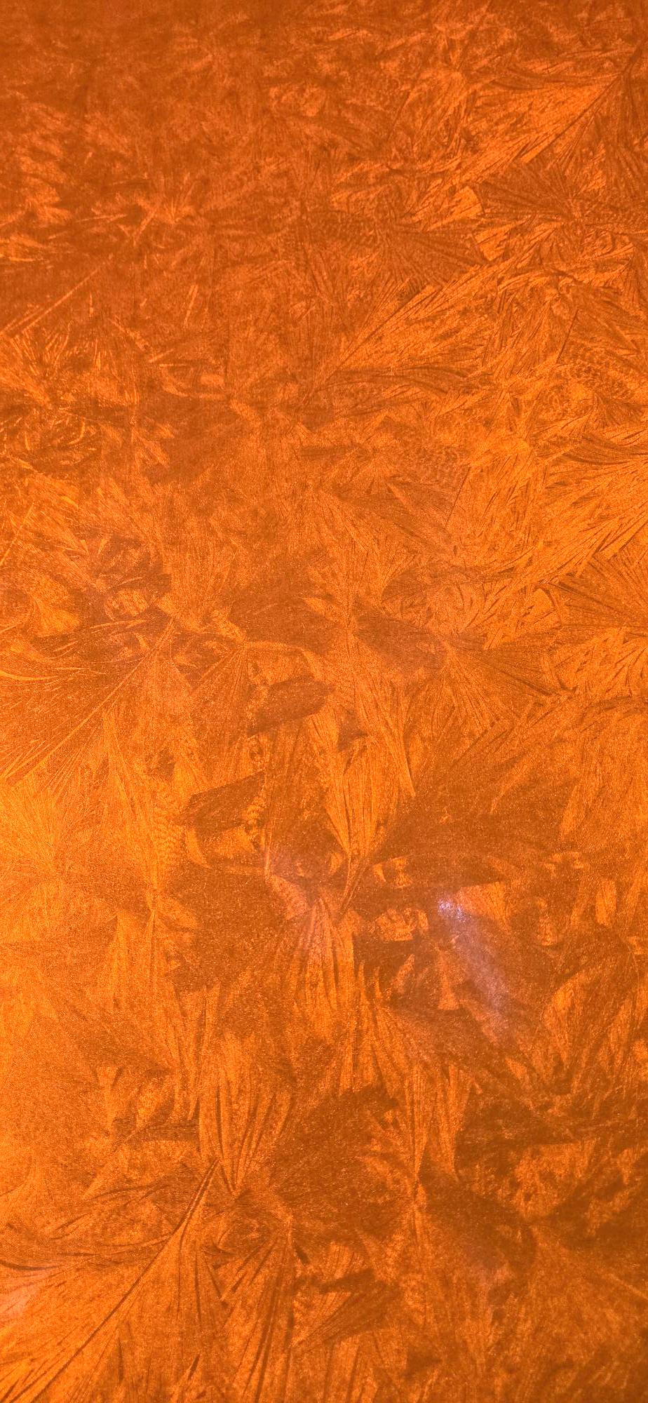 24" x 10 foot Fluorescent Orange Galvanized